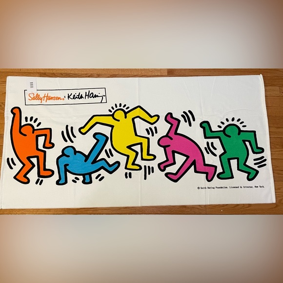 keith haring | Bath | Keith Haring Beach Towel 55 X 27 Nwt | Poshmark